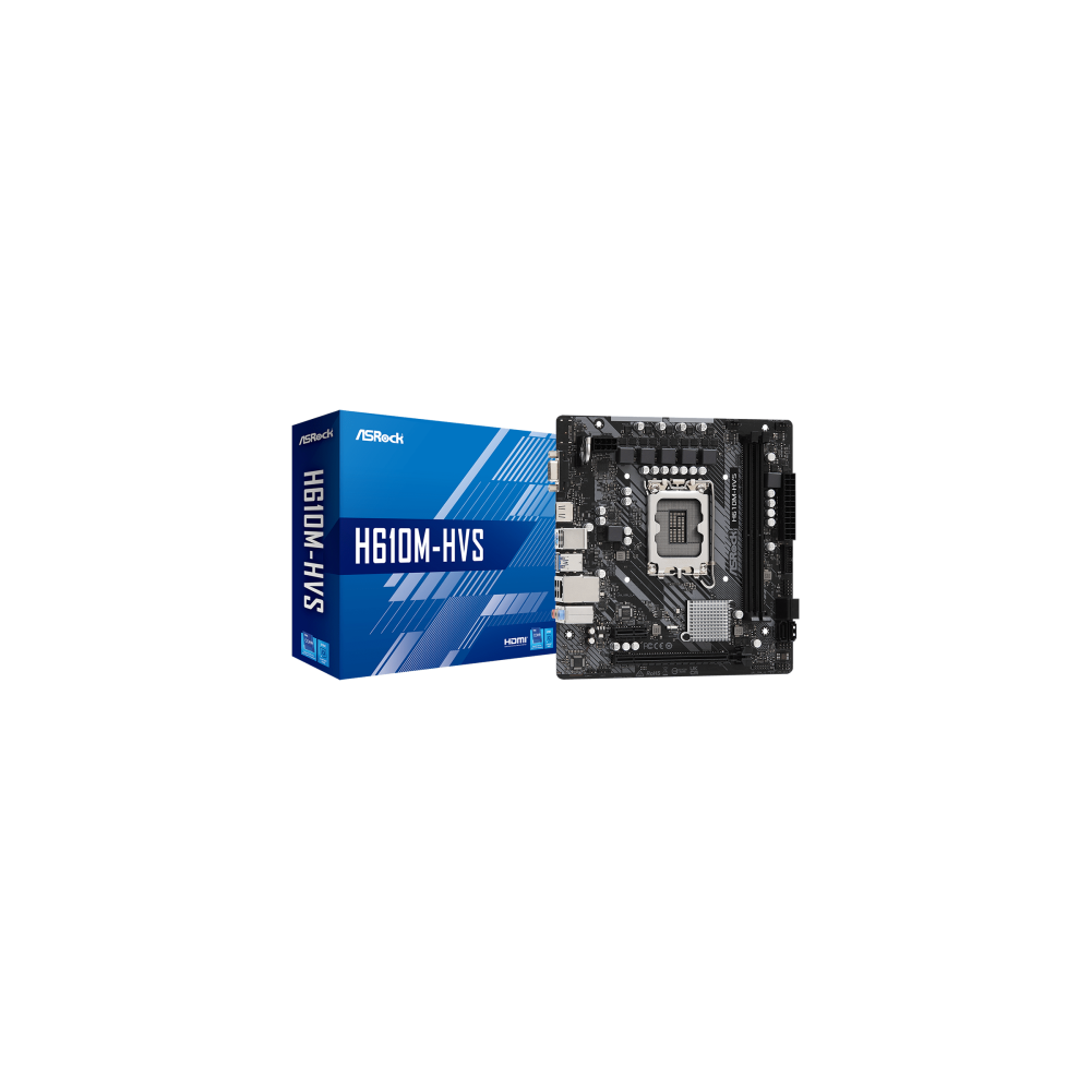 Asrock H610M-HVS Intel H610 LGA 1700 micro ATX